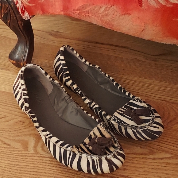 Nicole | Shoes | Nicole Animal Print Flats 9m Fits More Like An 85 ...